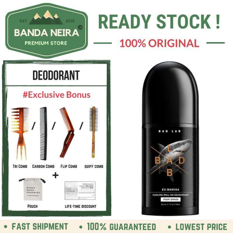 Jual BadLab / Bad Lab Ex-Marina Cooling Roll On Deodorant / Deodoran di ...
