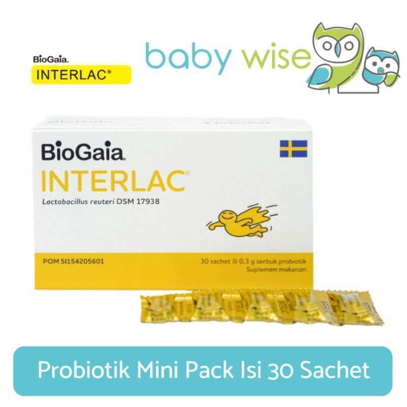 Jual Interlac Probiotik Mini Pack Isi 30 Sachet di Seller Baby Wise ...