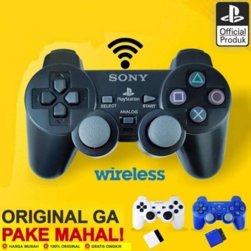 Jual Stick Ps2 Wireless Warna Original Support Ps2 Plug N Play New di ...