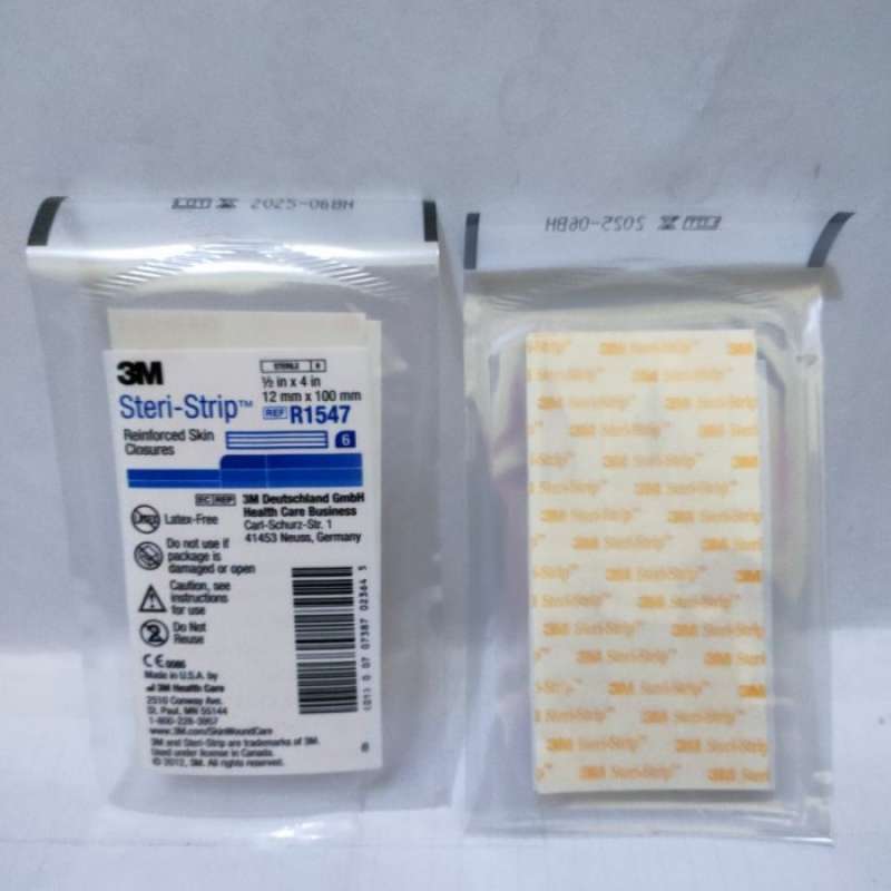 Jual Steri-Strip 3M 1/2 in x 4 in / Elastic Skin Closure /Steri-Strip ...