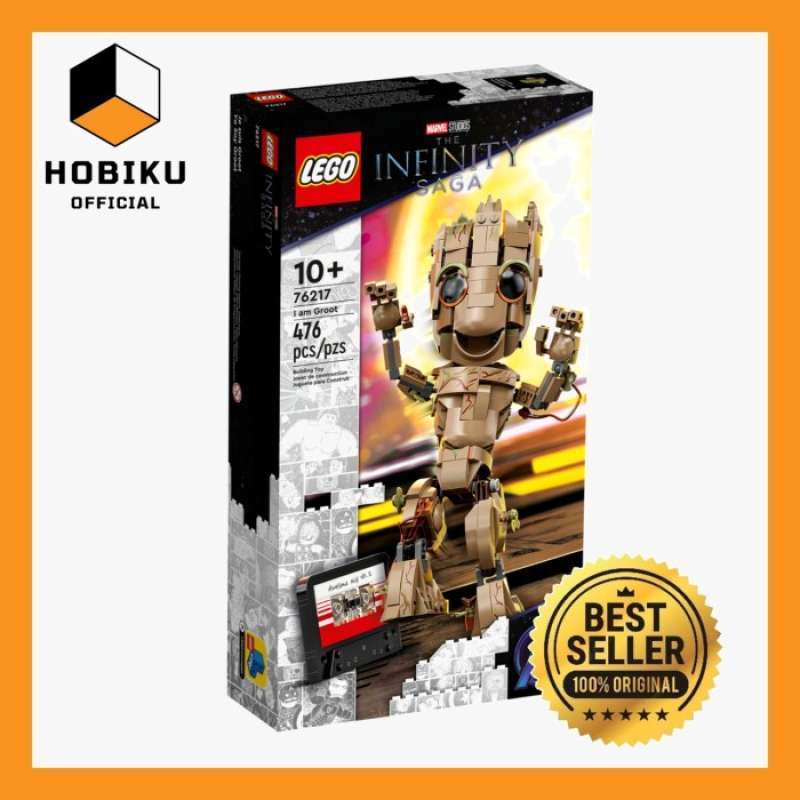 Jual LEGO SUPERHEROES 76217 I AM GROOT LEGO BRICKS di Seller Crystal ...
