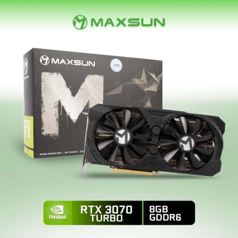 Jual VGA CARD / VGA NVIDIA MAXSUN RTX 3070 TURBO 8GB GDDR6 256 BIT di ...