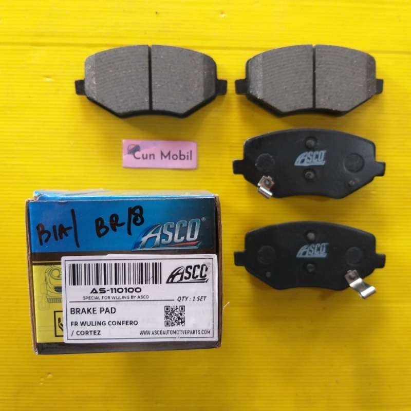 Jual Brake pad Wuling Confero, Wuling Cortez roda depan merk Asco ...