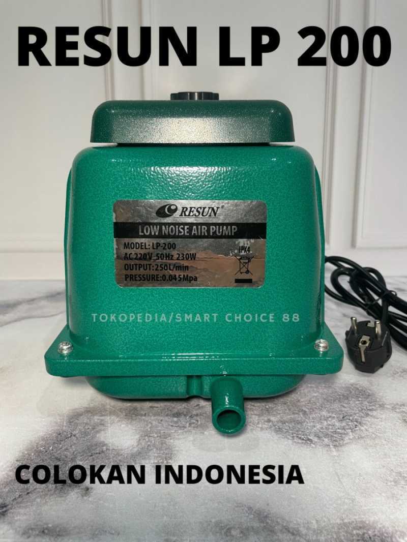 Jual Pompa Udara Aerator KOLAM AQUARIUM Resun LP 200 LP-200 LP200 Low ...