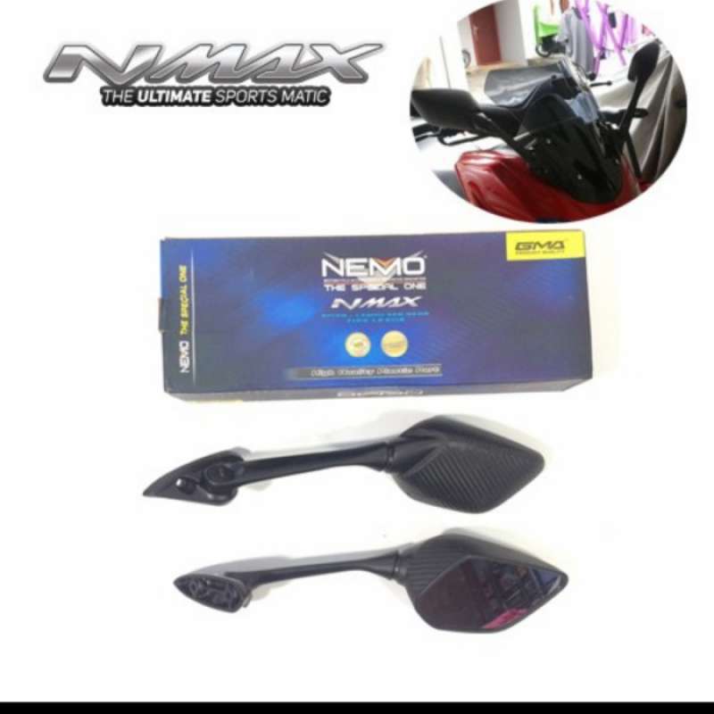 Jual Spion R25 Carbon Yamaha Nmax Merk Nemo Universal di Seller ...