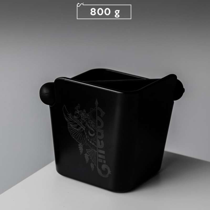 Jual Square Knock Box 800ml Coffee Bin Plastic Standing Knockbox ...