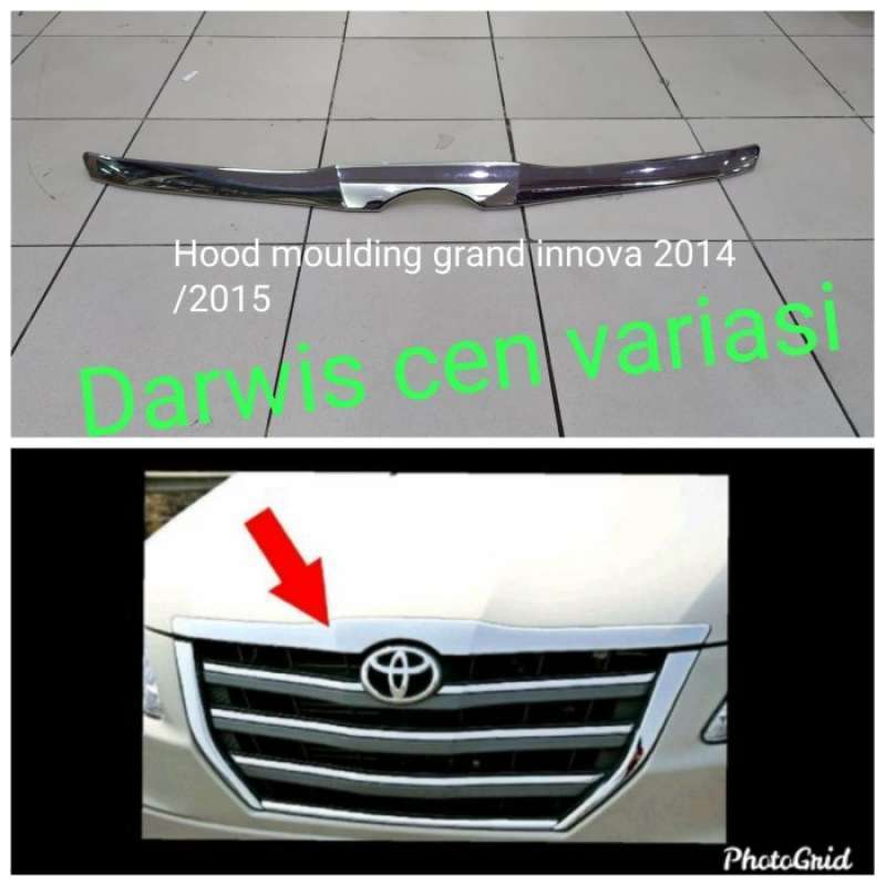 Promo Hood moulding grand Innova 2014/2015 model tempel - Multicolor ...