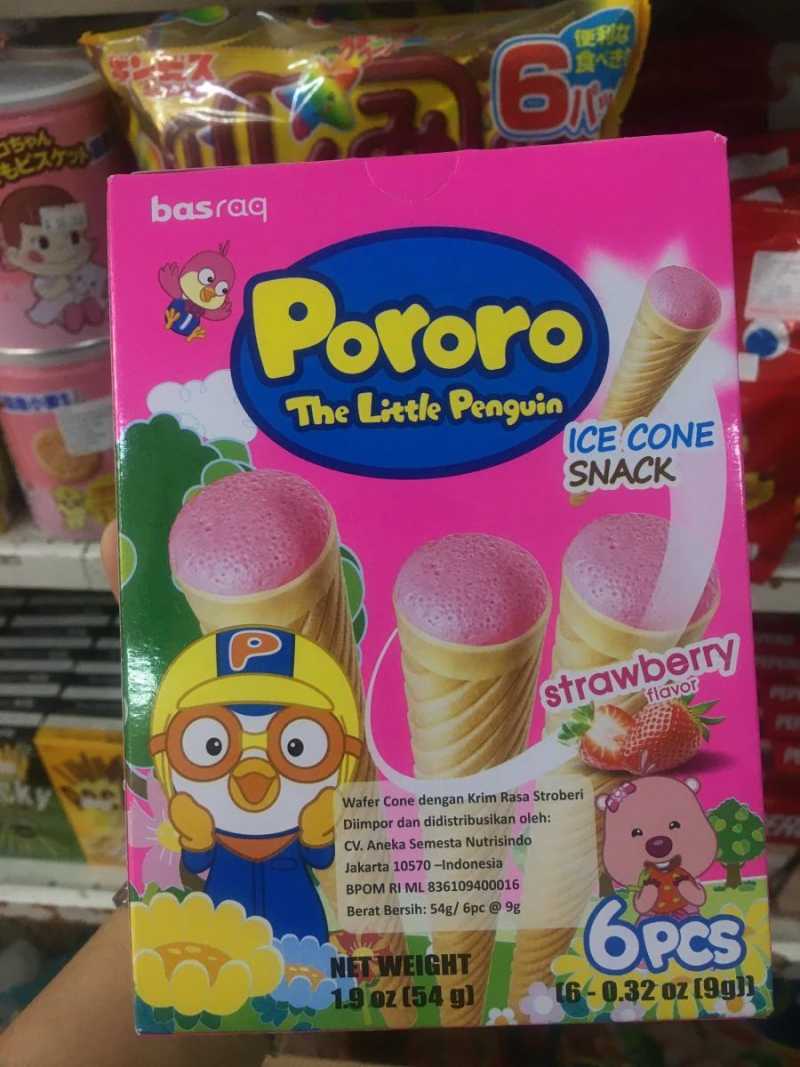 Jual Pororo Ice Cone Snack Strawberry Di Seller Mrbenshope Madras
