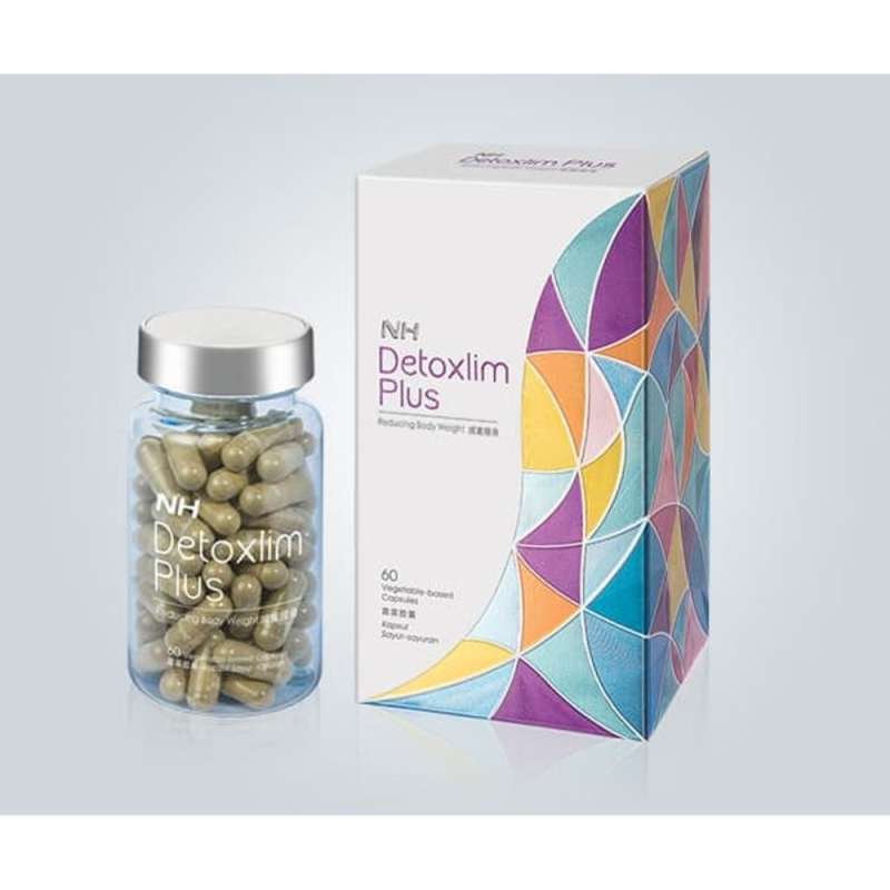 Promo (DIJAMIN ASLI) NH Detoxlim Plus 60 Vegetarian Capsules Diskon 27% ...
