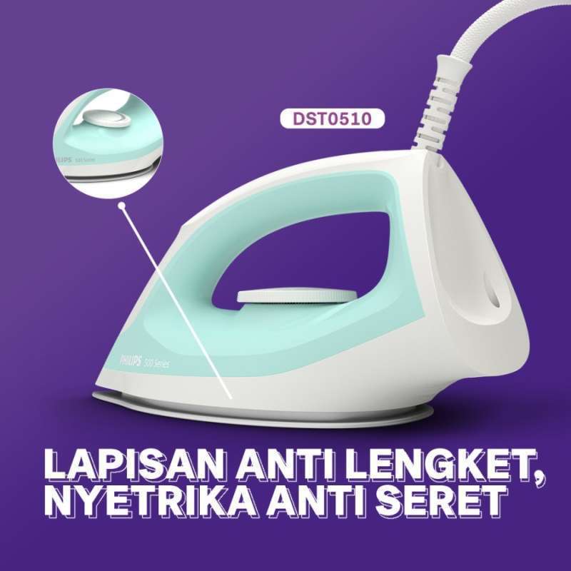 Jual Philips Dry Iron Dst0510 Setrika Dst 0510 Garansi Resmi 2 Thn Di ...