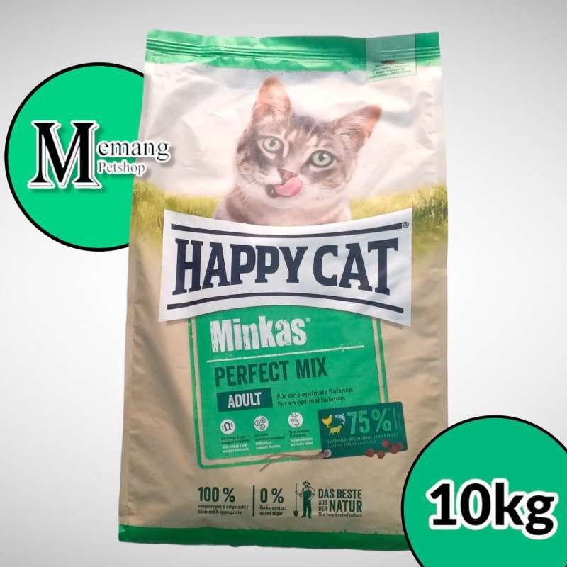 Promo Happy Cat Minkas Perfect Mix 10Kg Makanan Kering Kucing Diskon 5% ...