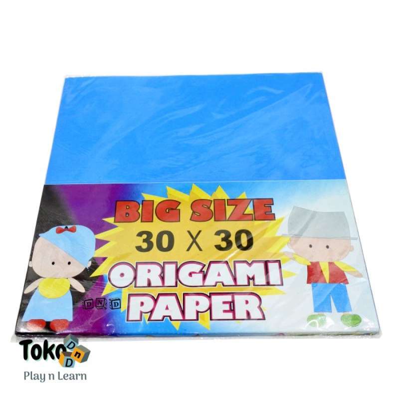Jual Craft Paper Kertas Origami Asturo Warna Seni Lipat Ukuran Besar 30 ...