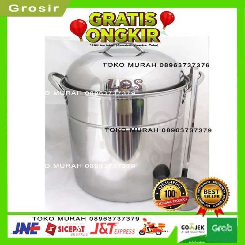 Jual Panci TEBAL Baso Bakso Malang Dandang Tong Mie Rebus Kukus ...