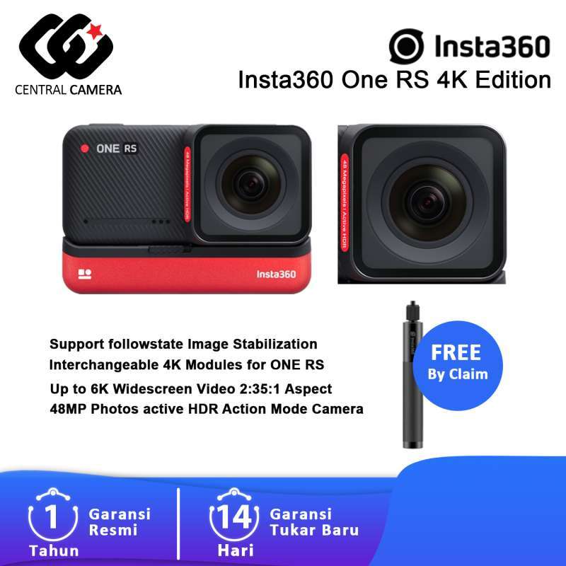 Jual Insta360 ONE RS 4K Edition Insta 360 ONE RS 4 K Garansi Resmi di ...