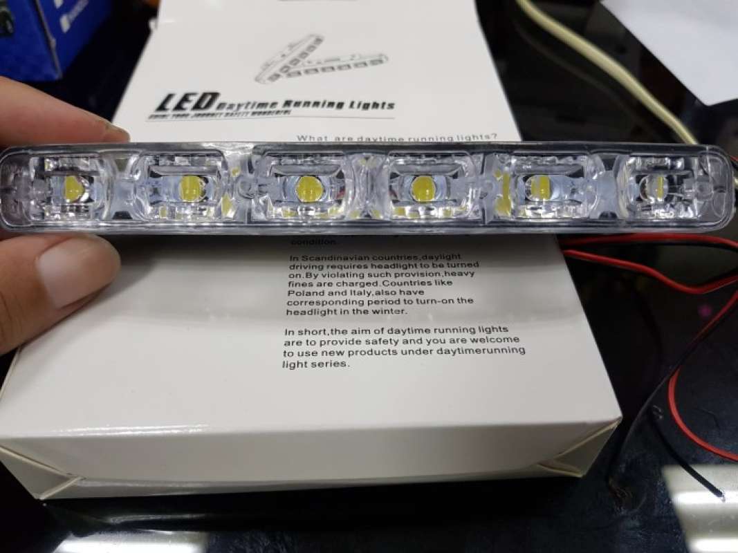 Promo Lampu Led Drl 6 Titik/Mata Dilengkapi Dengan Lampu Sein Motor ...