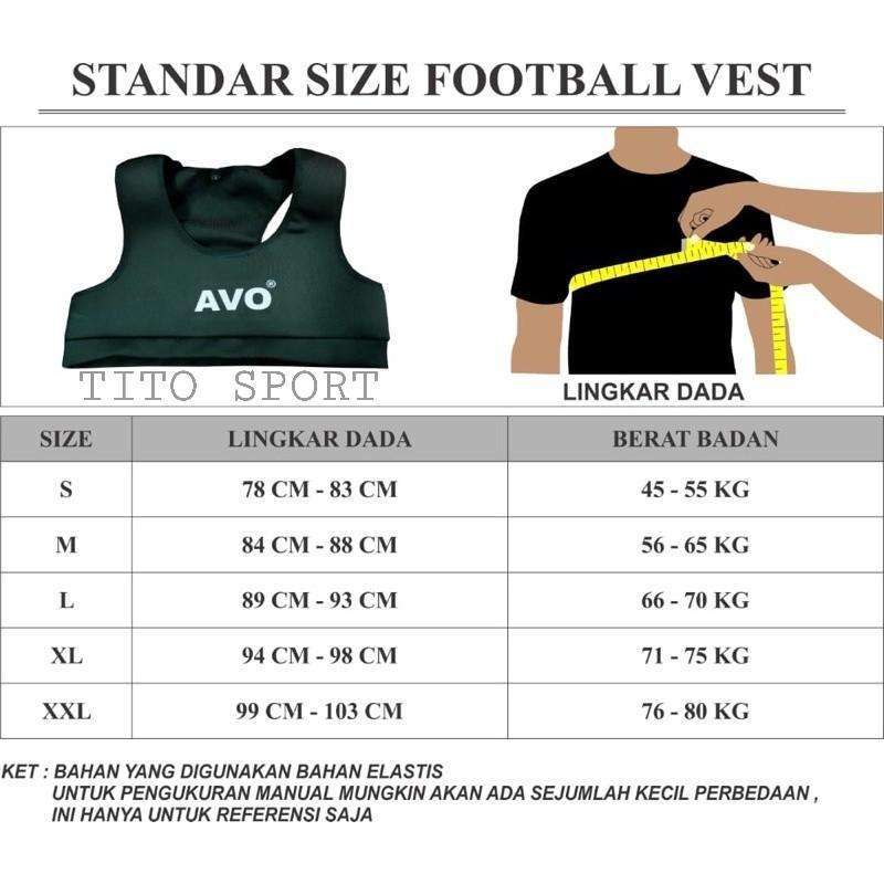 Jual Football Vest Chest Protector Pelindung Dada Sepakbola Sports Bra ...