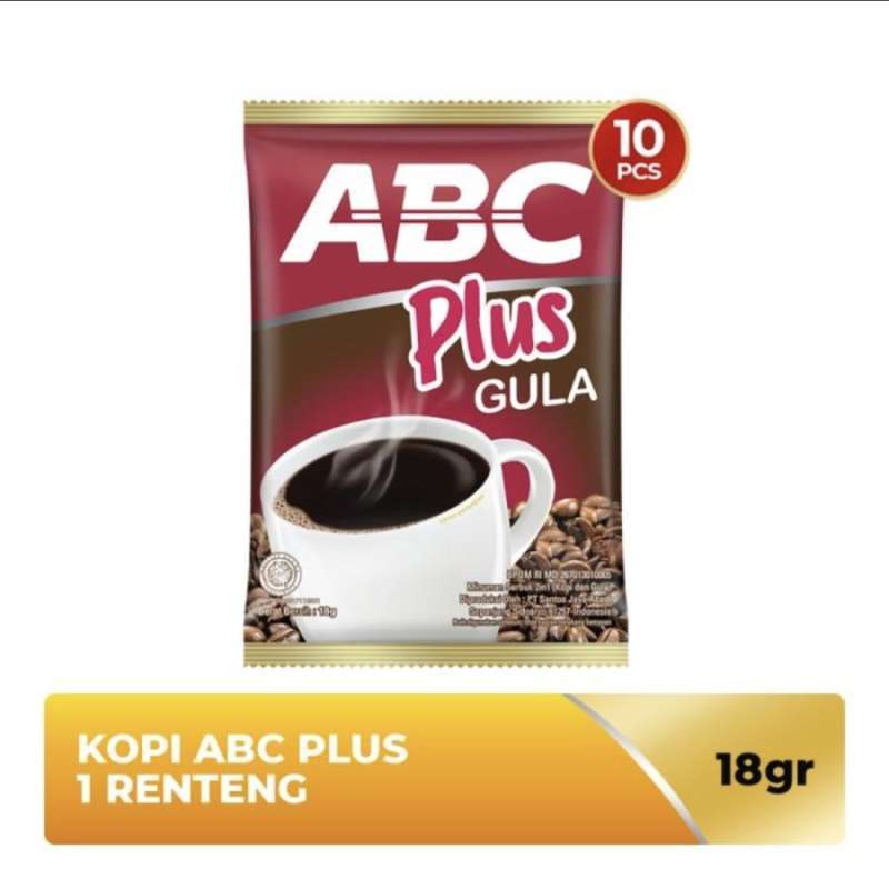 Jual Kopi Abc Plus Gula Renceng Renteng Isi 10 Pcs X 18 Gr di Seller ...
