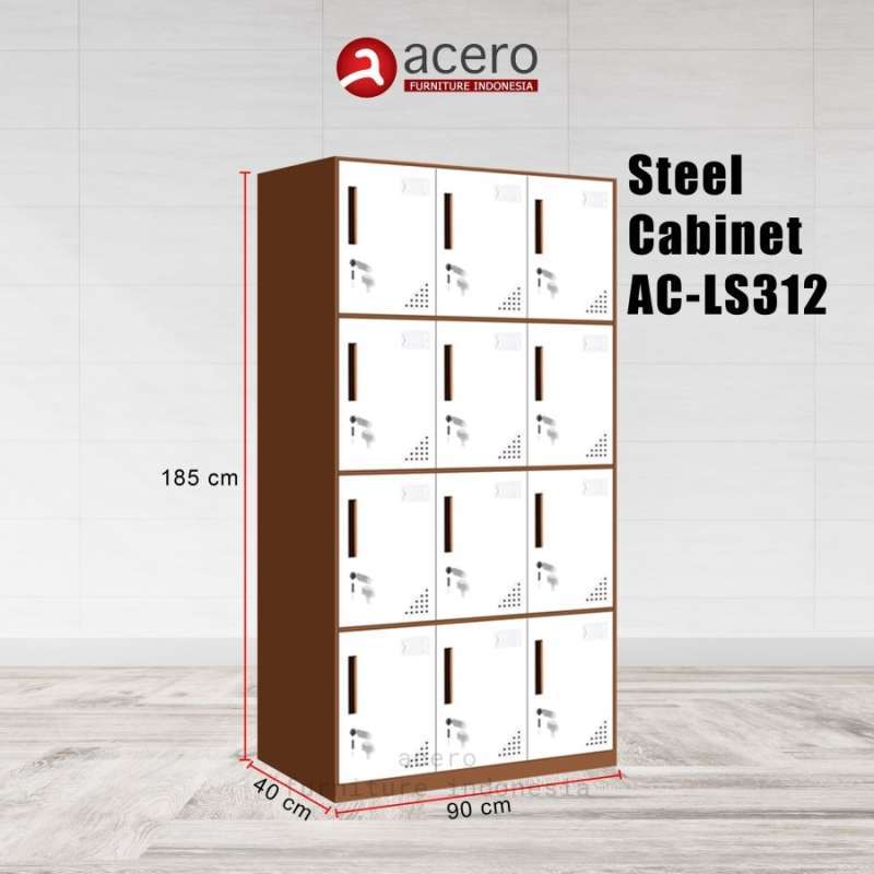 Jual Lemari Locker Besi Murah Locker Cabinet 12 Pintu Loker Ac-ls312 ...