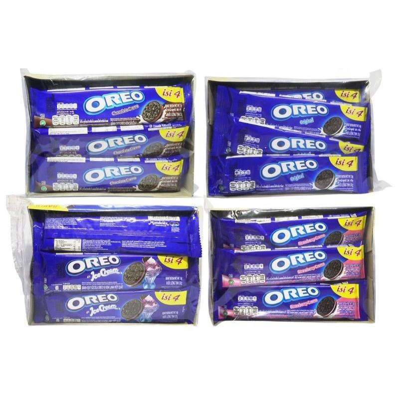Jual Oreo Lup 456gr (12bungkus*38gr) Isi 4/biscuit/cookies/roti Di ...