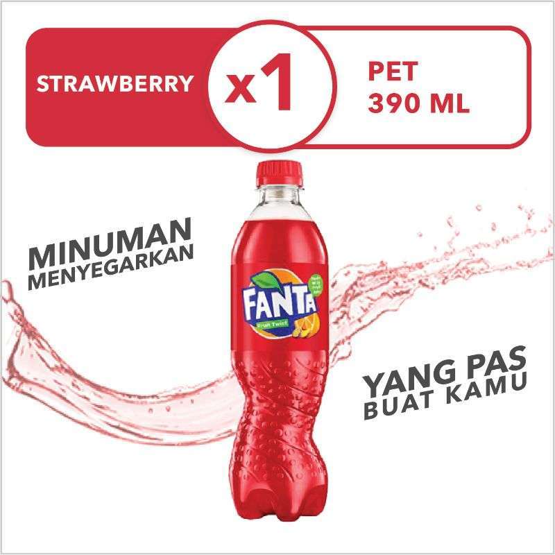 Jual FANTA Minuman Soda Strawberry 390 ml di Seller Alfamidi - Alfamidi ...