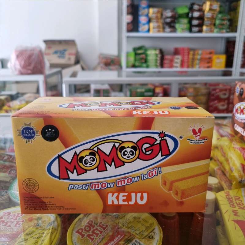 Jual Momogi stick 5 gr isi 20 pcs rasa keju/coklat/jagung bakar - Keju di Seller thio aneka ...