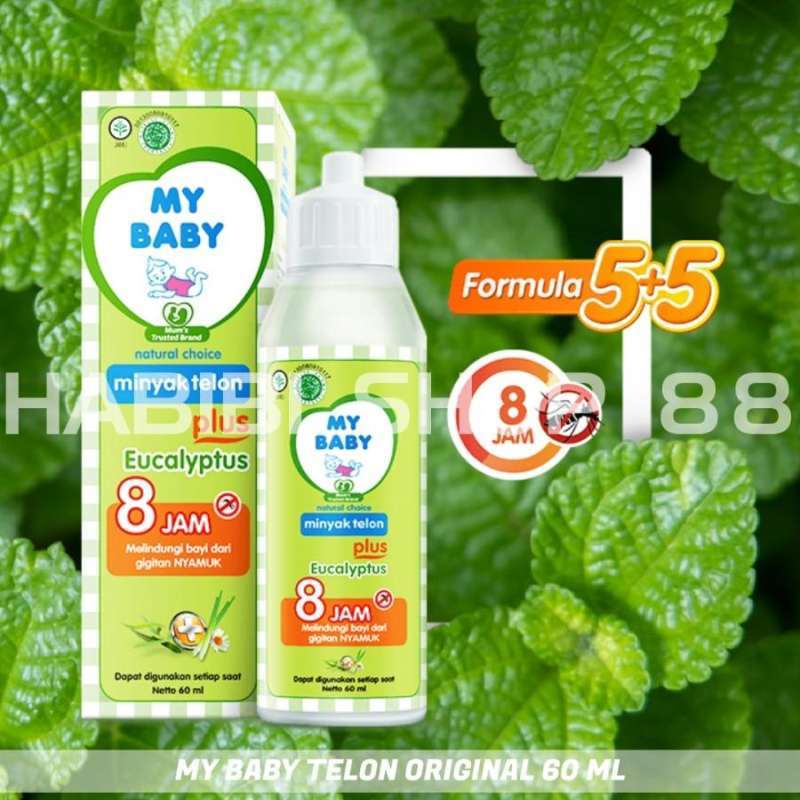 Jual MY BABY Minyak Telon Plus Eucalyptus Kemasan 60ml Original 100% di ...