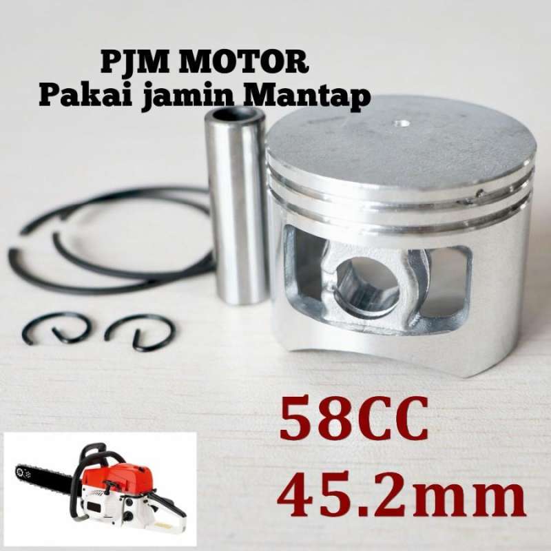 Jual 5800 PISTON SEHER RING PEN KOMPLIT MESIN CHAI SAW SENSO SINSO MINI ...