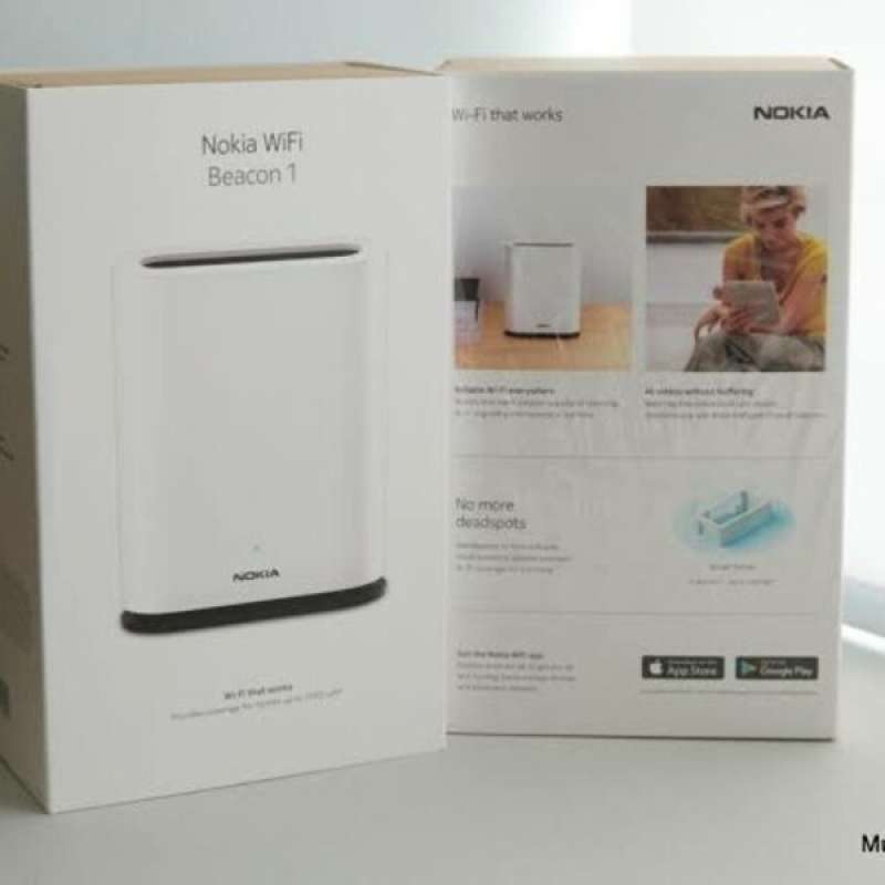Jual Smart Nokia Wifi Beacon 1 Mesh Router Extender - Paket 1 Unit Di ...