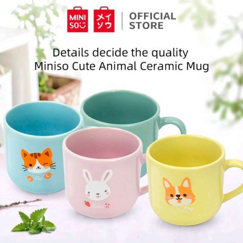 Jual Miniso Cangkirkeramik Mug Gelas Lucu 330Ml di Seller Honey Living ...