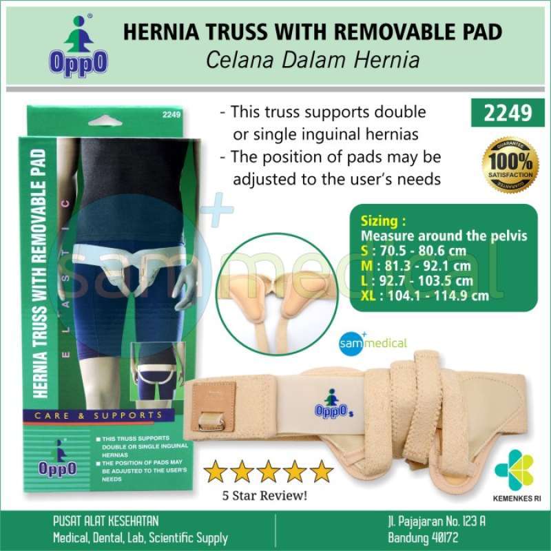 Jual OPPO 2249 Celana Dalam Hernia Supporter Pad / Hernia Truss di ...