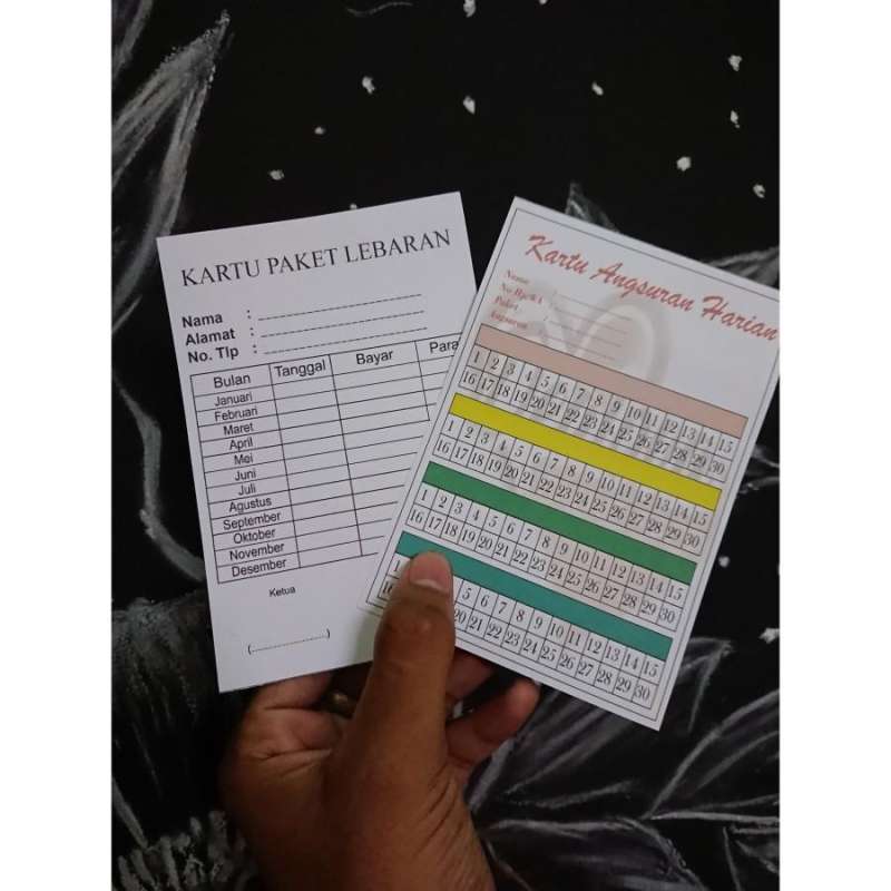 Jual Cetak Kartu Iuran Kartu Bayaran Kartu Les Kartu Kas Murah - A6 ... Jual Cetak Kartu Iuran Kartu Bayaran Kartu Les Kartu Kas Murah - A6 ...