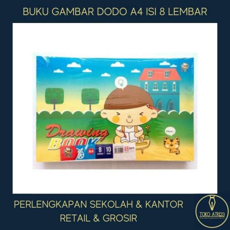 Jual Buku Gambar A4 Merk DODO / Drawing Book Isi 8 Lembar Ukuran ...