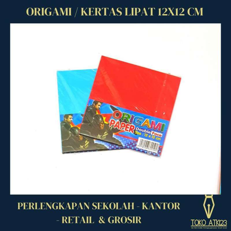 Jual Origami / Kertas Lipat Ukuran 12x12 Isi 20 Lbr di Seller Toko ...