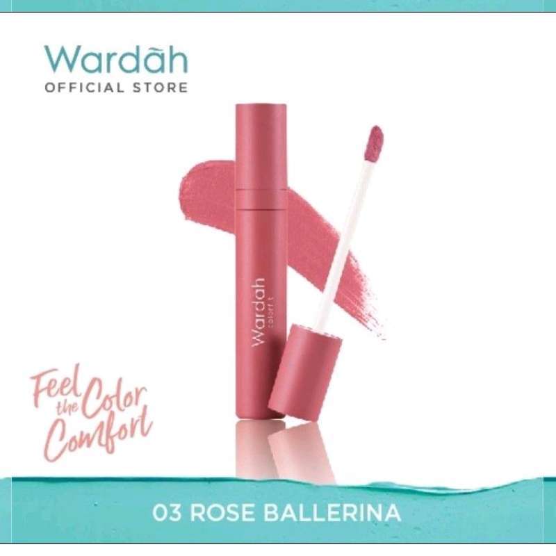 Jual Wardah Lip Cream Colorfit Velvet Matte Lip Mousse Varian Rose ...