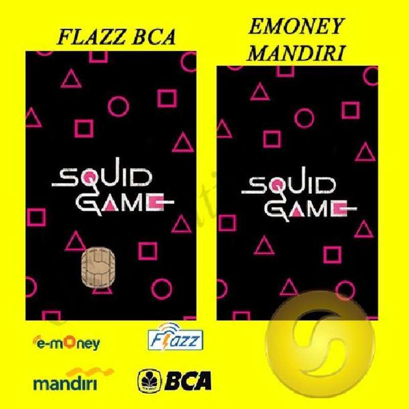 Jual Custom Kartu Flazz Bca Generasi 2 Atau Emoney/saldo 0-edisi Squid ...