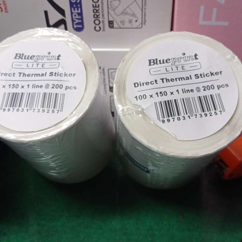 Jual kertas label barcode thermal 100 x 150 mm di Seller YusD Shop - Sekip, Kota Medan | Blibli