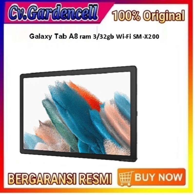 Jual Galaxy Tab А8 ram 3/32gb Wi-Fi SM-X200 garansi resmi di Seller cv ...