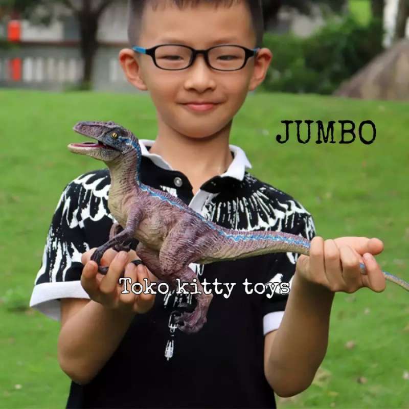Jual DINOSAURUS JURASSIC WORLD RAPTOR VELOCIRAPTOR DINO JUMBO di Seller ...