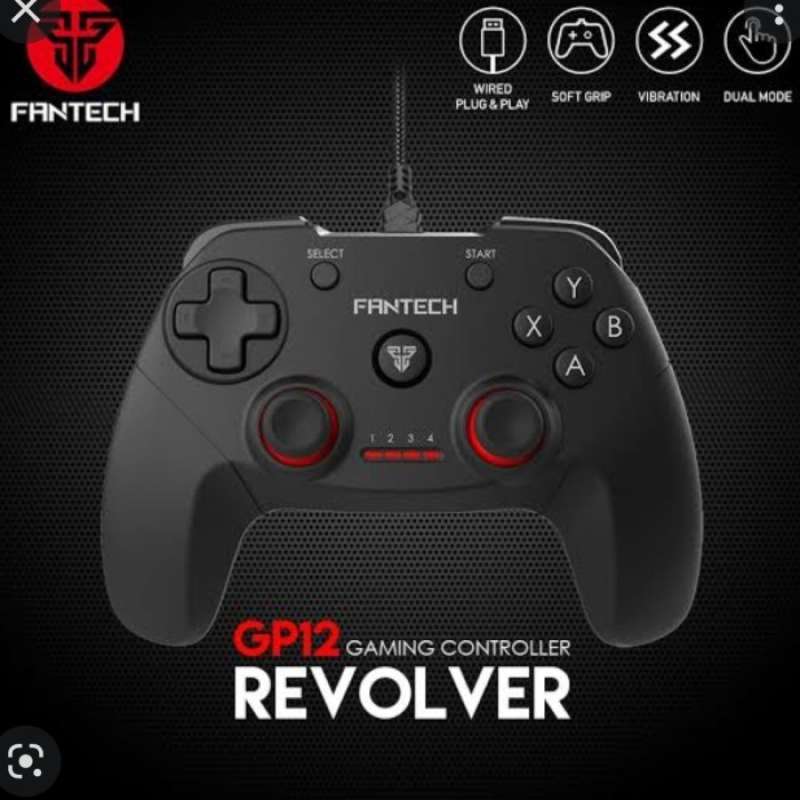 Jual FANTECH GAMEPAD GP12 Revolver - Wired Gaming Controller PC/ PS ...