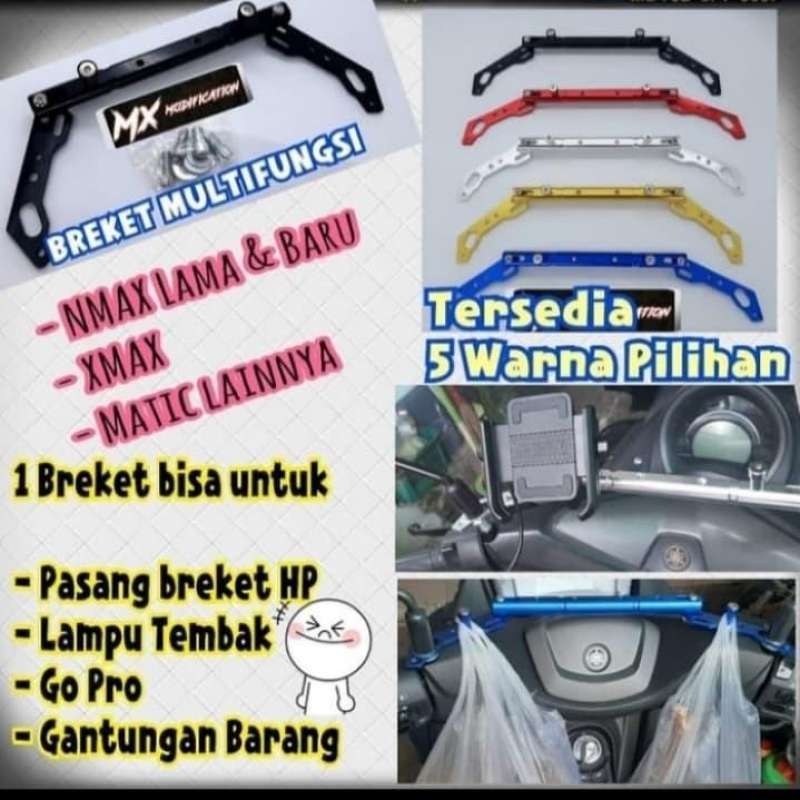 Jual Stabilizer Stang / Breket Holder Universal Nmax Xmax Aerox Vario ...