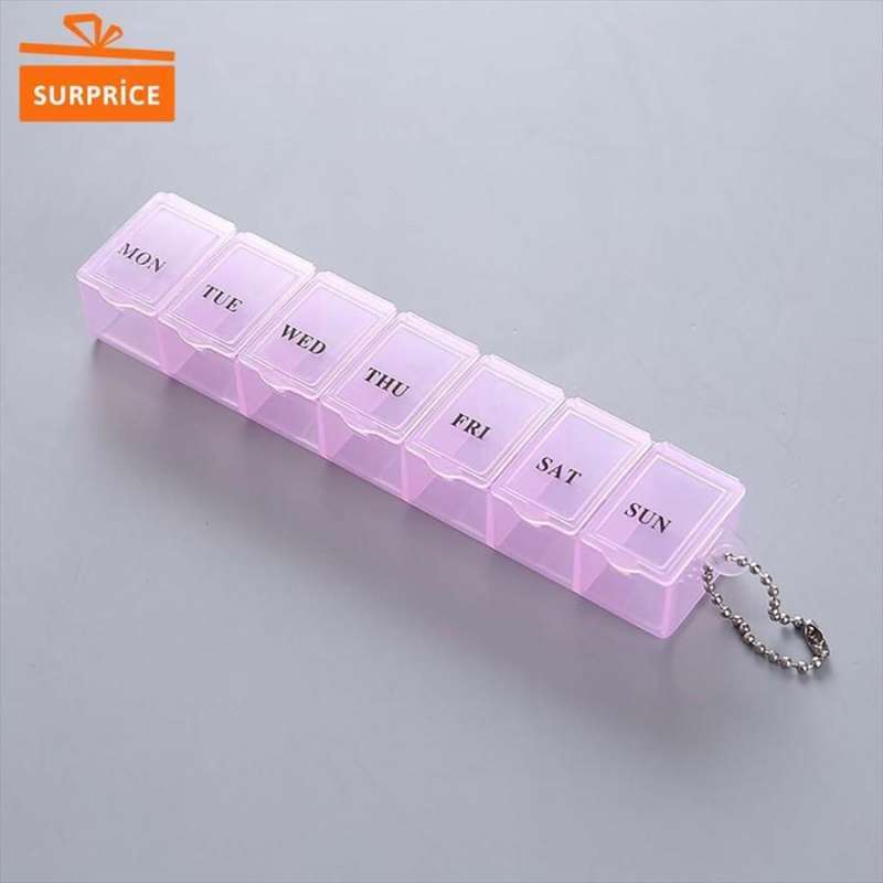 Jual Kotak Obat Harian / Tempat Obat 21 Box / Kotak Obat Pelangi - 7d ...