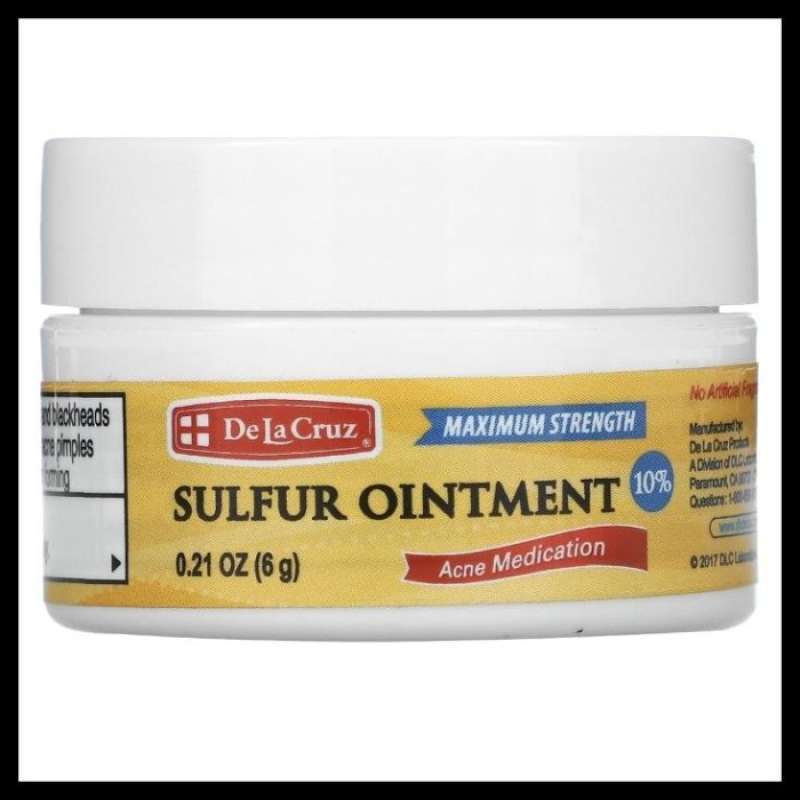 Promo De La Cruz Sulfur Ointment Acne Medication 6gr Best Seller Diskon ...