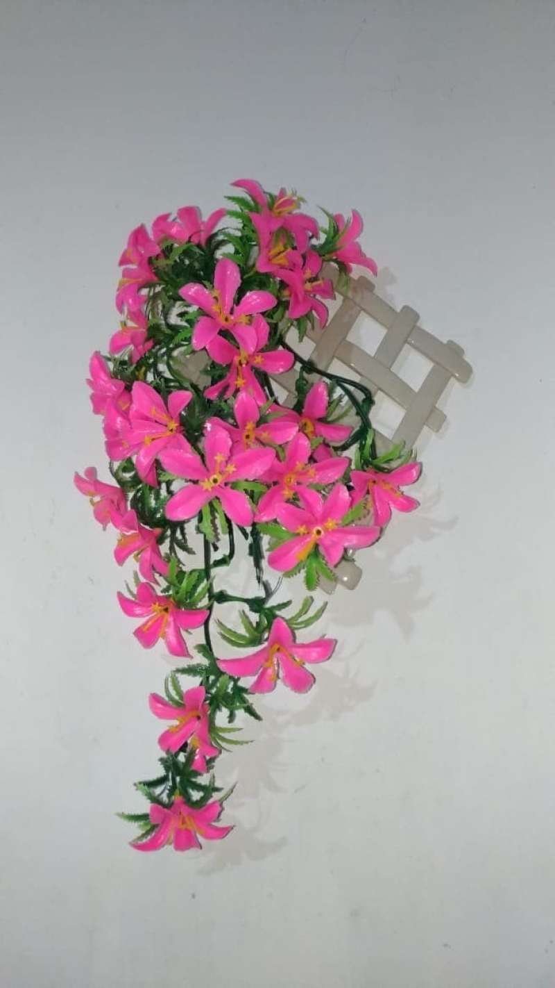 Jual Bunga Tempel Gantung Hiasan Dinding Tembok Kayu Tanaman Hias ...