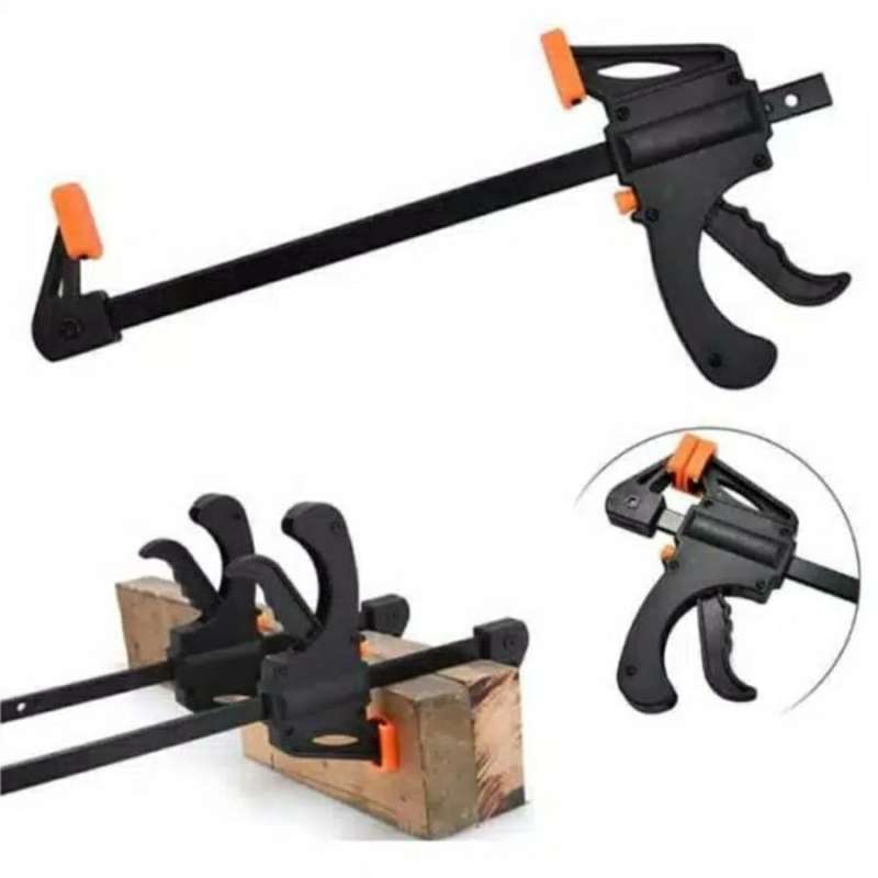 Jual Clamp Penjepit kayu 6 inch Klem F Klem Kayu Speed Squeeze ...