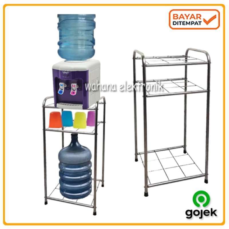 Jual Rak Minimalis Dispenser Galon 3 Susun - Rak Bawah Bisa Simpan ...
