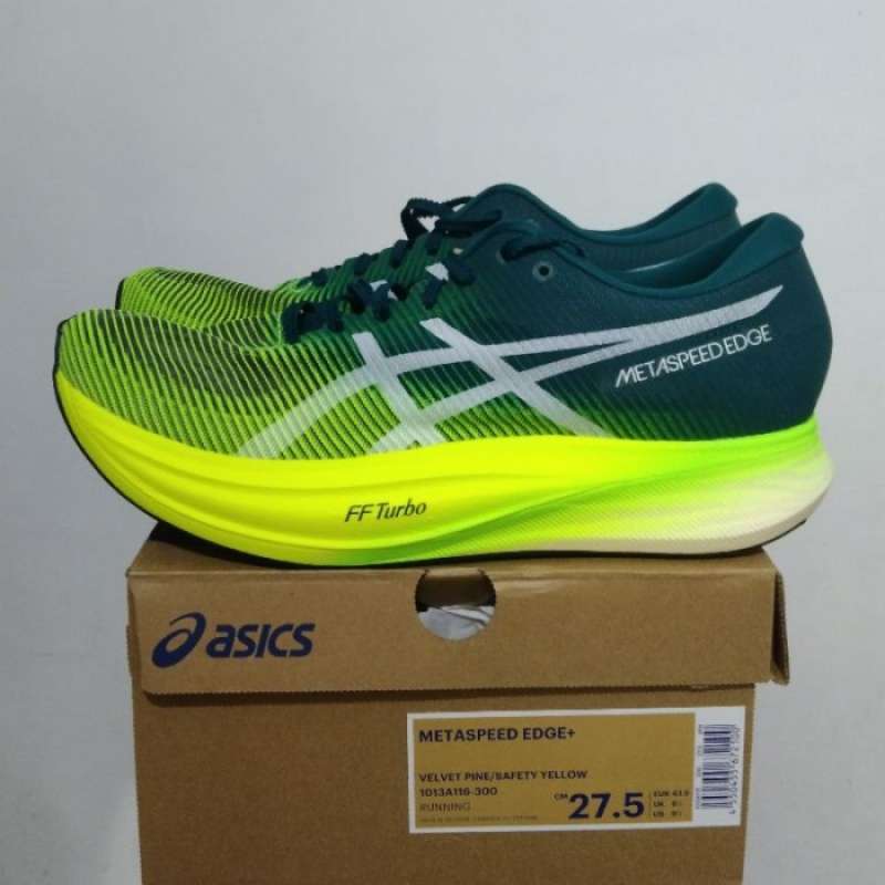 Promo ASICS METASPEED SKY+ VELVET PINE/SAFETY YELLOW MEN'S RUNNING ...