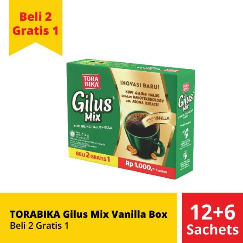 Jual Torabika Gilus Mix Vanilla Kopi [Kemasan Box/ 2 Pcs] + Free [1 Pcs] di Seller Mayora ...