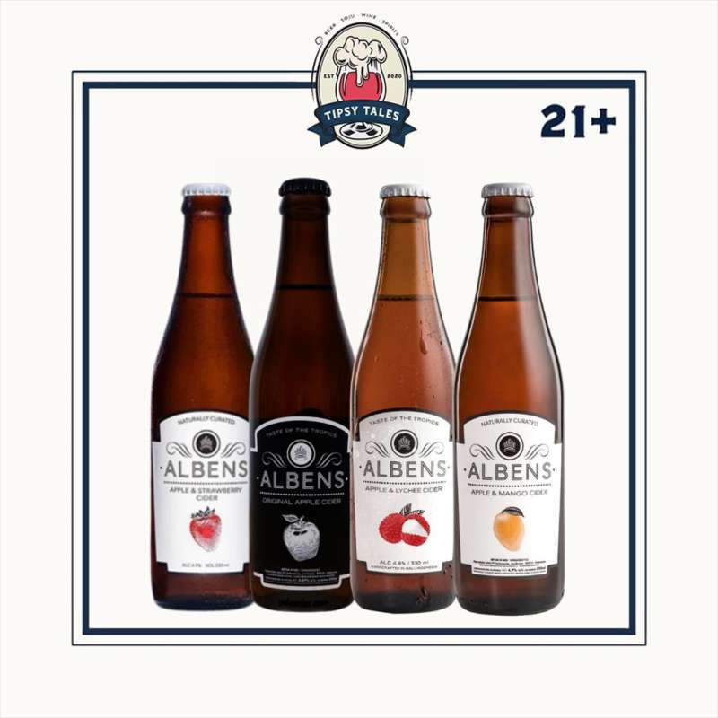 Jual 4 Botol Albens Apple All Variant 330ml di Seller Tipsytales ...