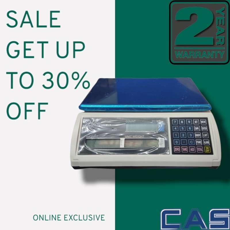 Jual TIMBANGAN COUNTING, HITUNG pcs, DIGITAL, MEJA, CAS JCS 3 - 30 kg di Seller Odettee Shop ...