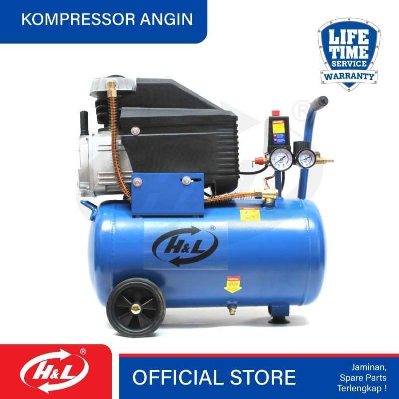 Jual HL Mesin Kompresor Angin N1HP 24Liter H&L HNL Compressor di Seller ...